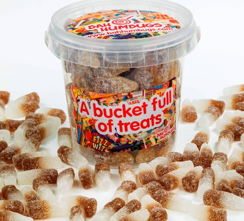 Fizzy Cola Bottles Sweet Bucket