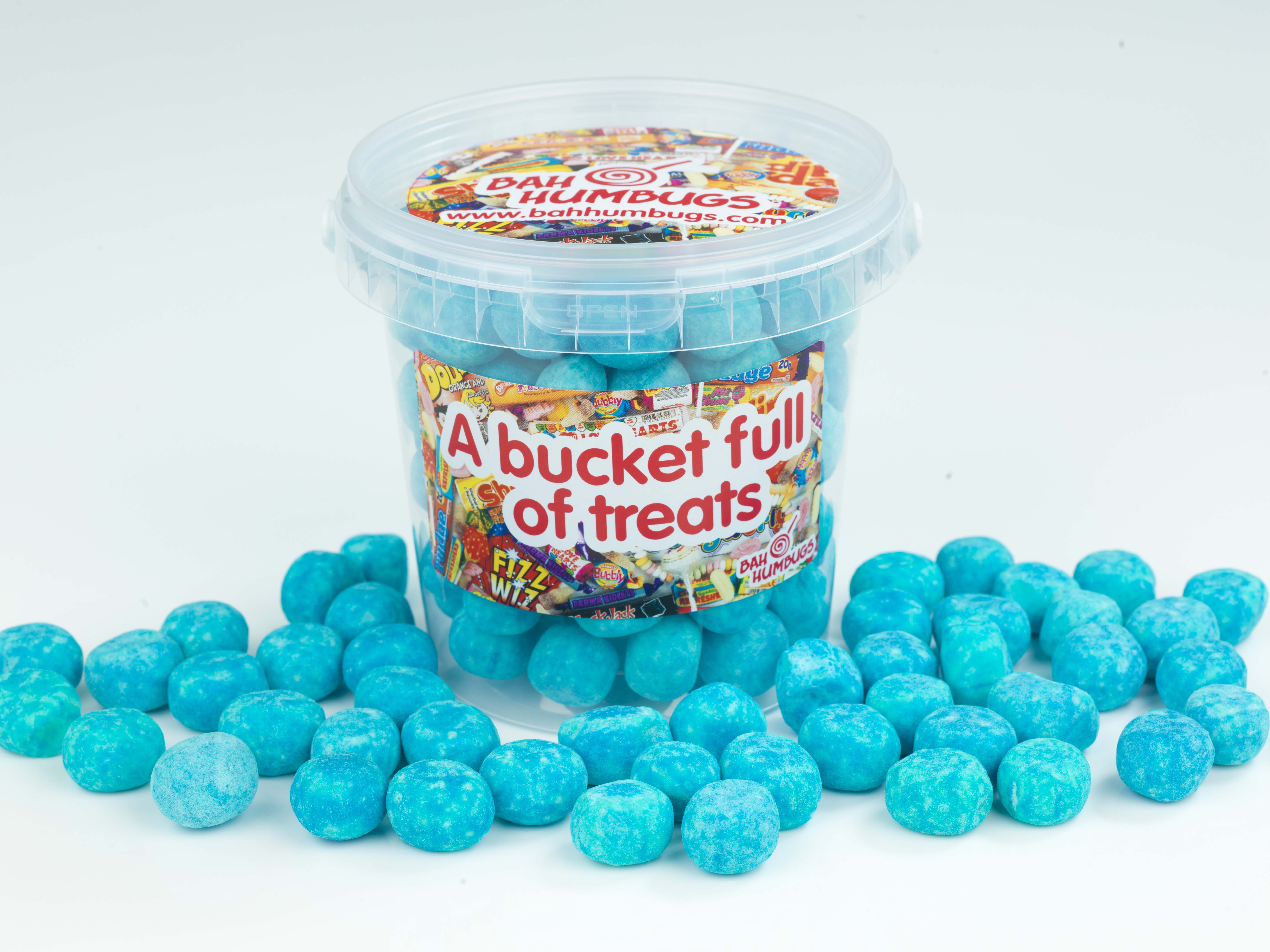 Blue Raspberry Bon Bons Sweet Bucket