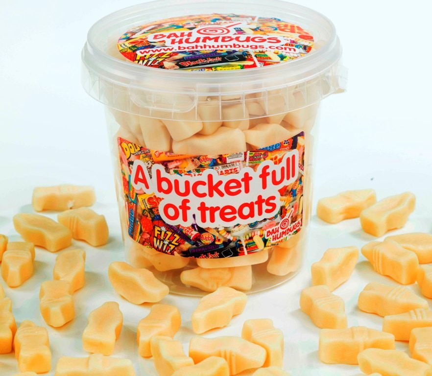 Milk Bottles Sweet Bucket