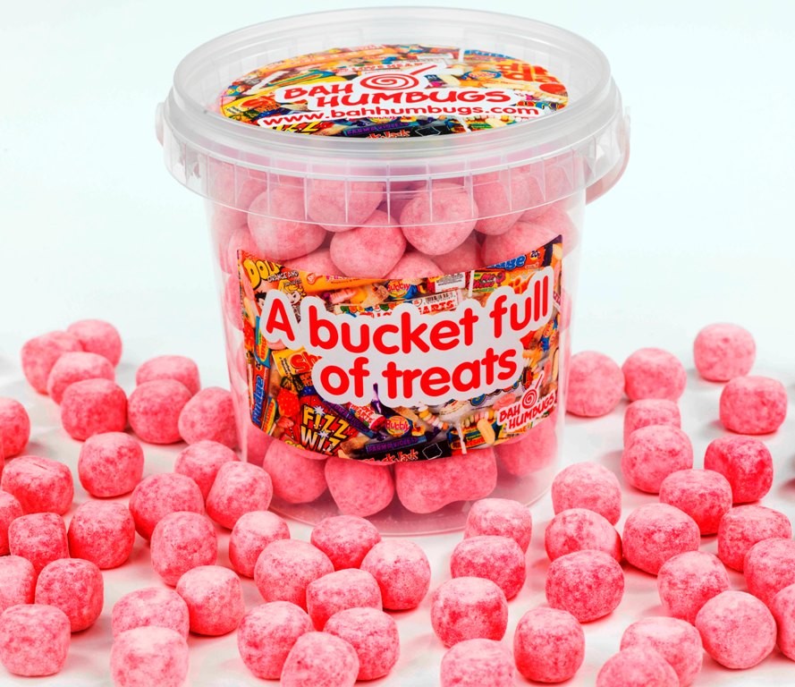 Strawberry Bon Bons Sweet Bucket